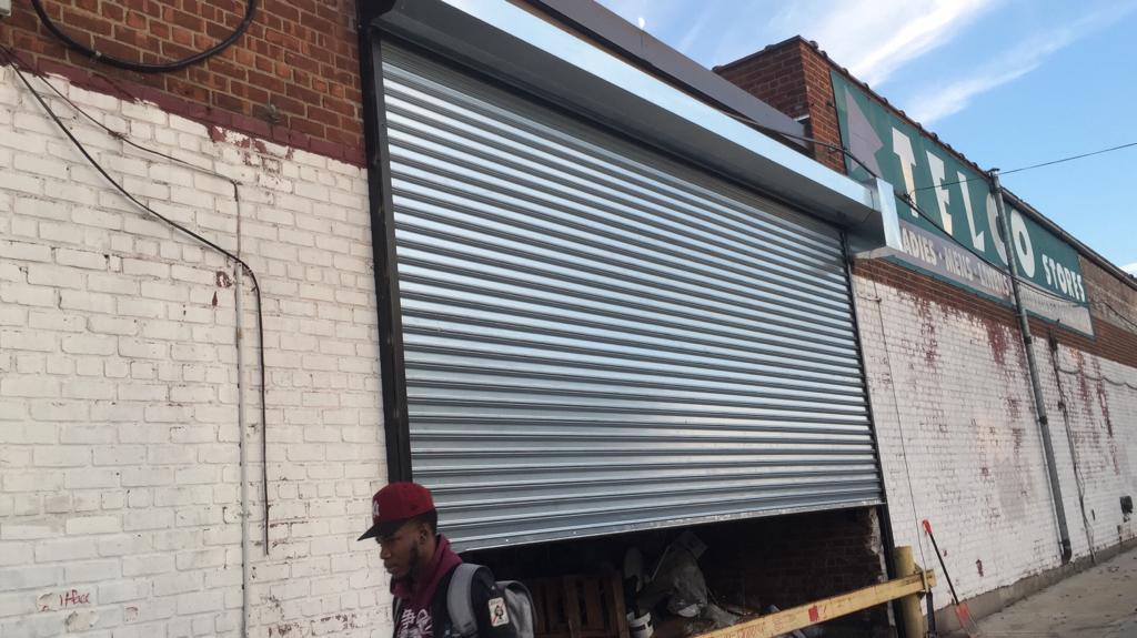 Solid slats rolling gate (2) – Rolling Gate NYC – Brooklyn